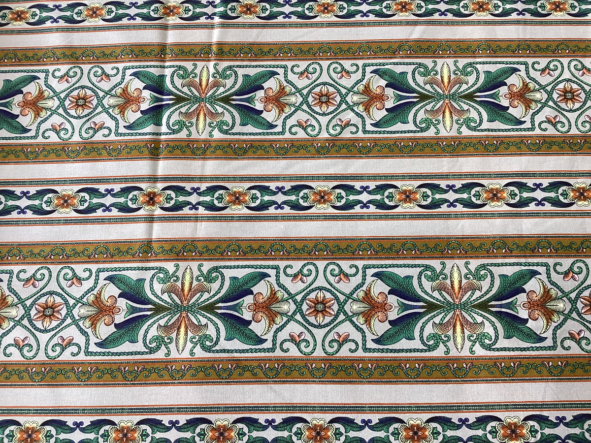 Sophia Border Print Quilting Cotton– The Telarie Fabrics & Haberdashery