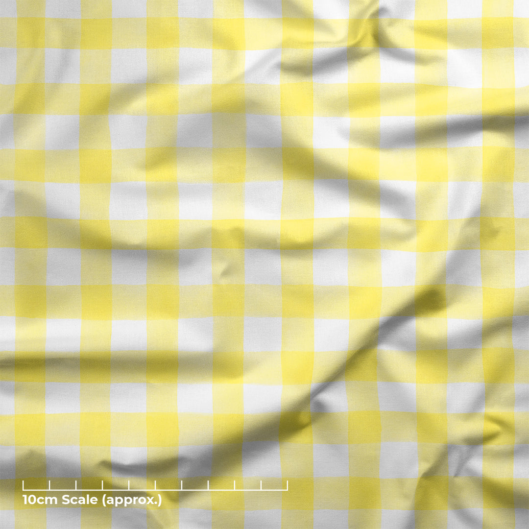 Pale Yellow Gingham - Pre-Order– The Telarie Fabrics & Haberdashery