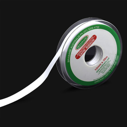 Double Sided Satin Ribbon - 12mm Wide – The Telarie