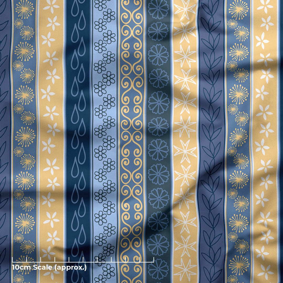 Decorative Stripes in Cool - Pre-Order– The Telarie Fabrics & Haberdashery