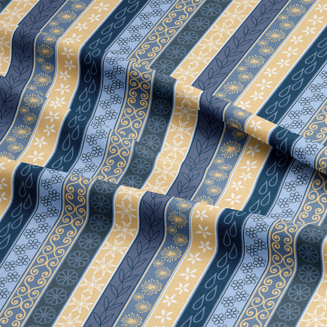 Decorative Stripes in Cool - Pre-Order– The Telarie Fabrics & Haberdashery